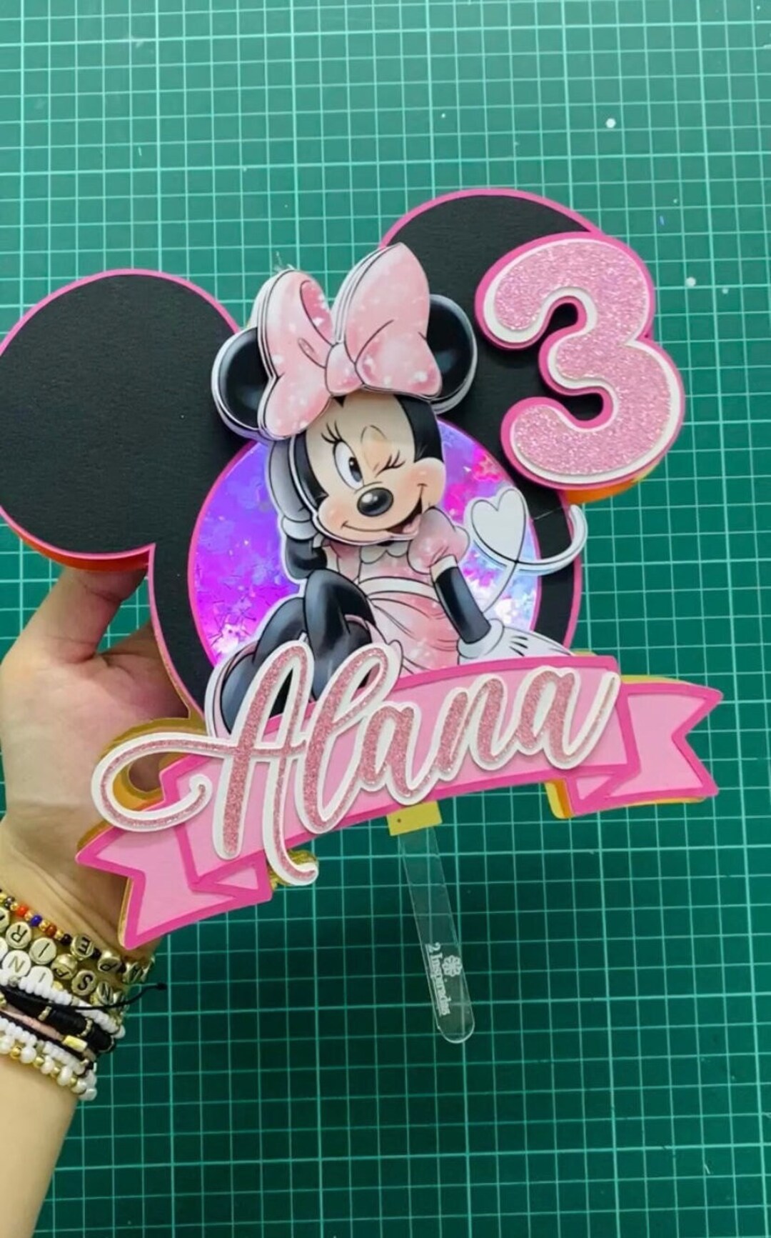 Cake Topper De Minnie Archivo Digital - Etsy
