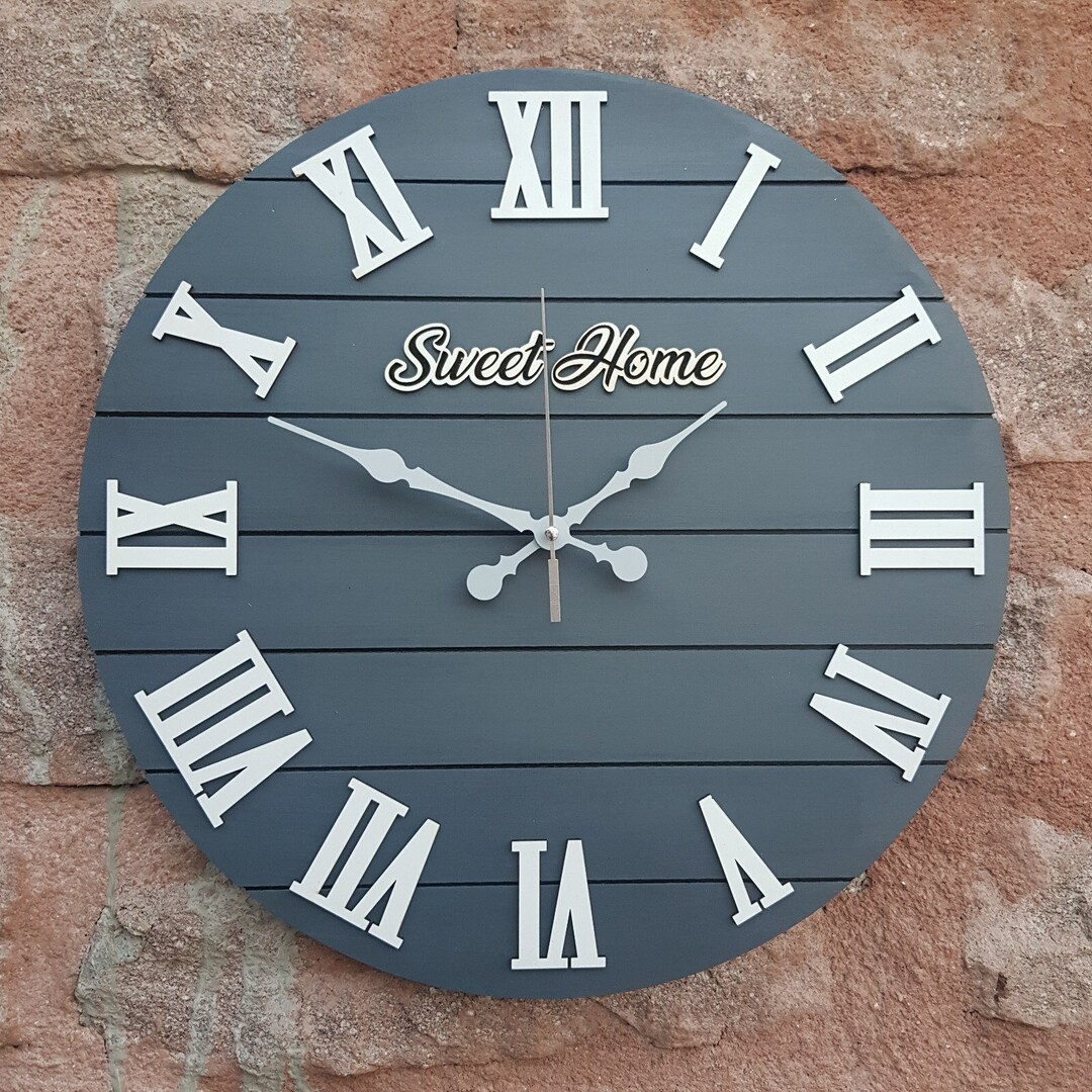 Personalized Wood Wall Clock Custom Wall Clock Unique Wood - Etsy