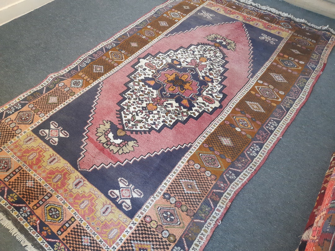 Turkish Rug, Vintage Rug, Handmade Rug, Boho Decor, Home Decor Rug ...