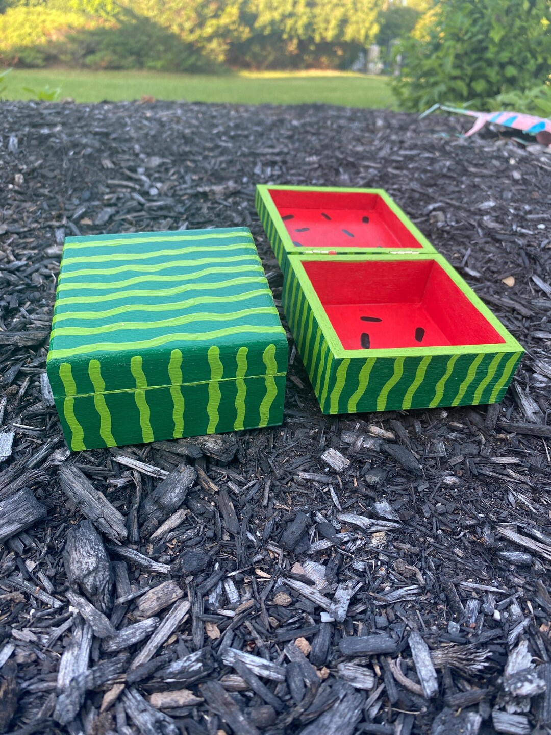 Watermelon Boxes - Etsy