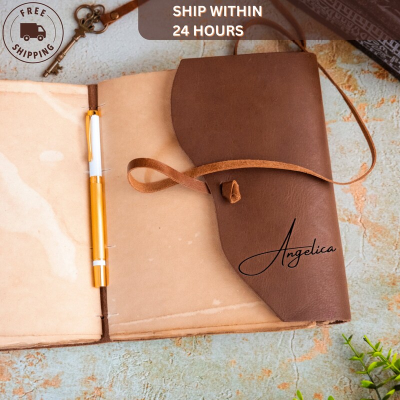 Leather Journal - Etsy