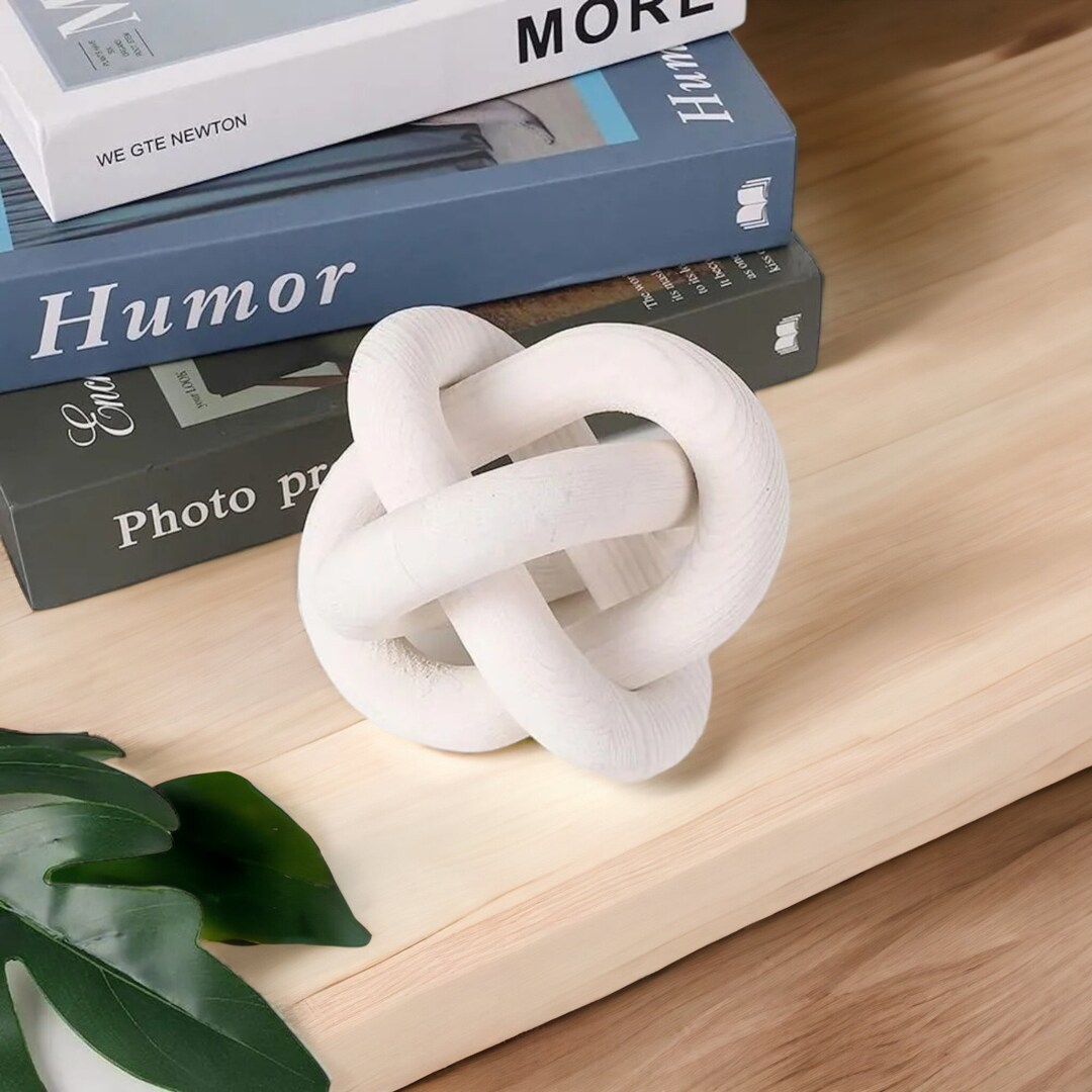 Wooden Nordic Chain Link Decor Knot Ball Decoration Chain - Etsy