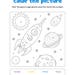 Printable Color the Picture Worksheets - Etsy