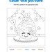 Printable Color the Picture Worksheets - Etsy