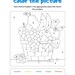 Printable Color the Picture Worksheets - Etsy