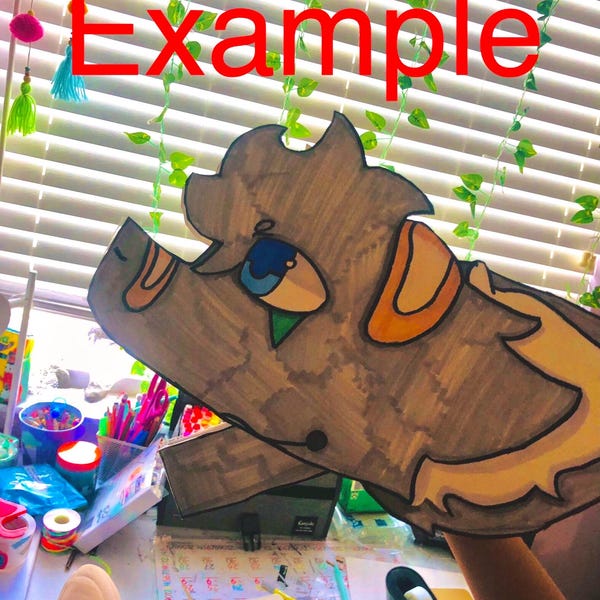 Paper Dragon Puppet Base - Etsy