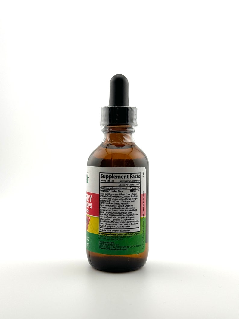 Nutritional Peak Raspberry Ketone Drops Made From Real African Mango ...