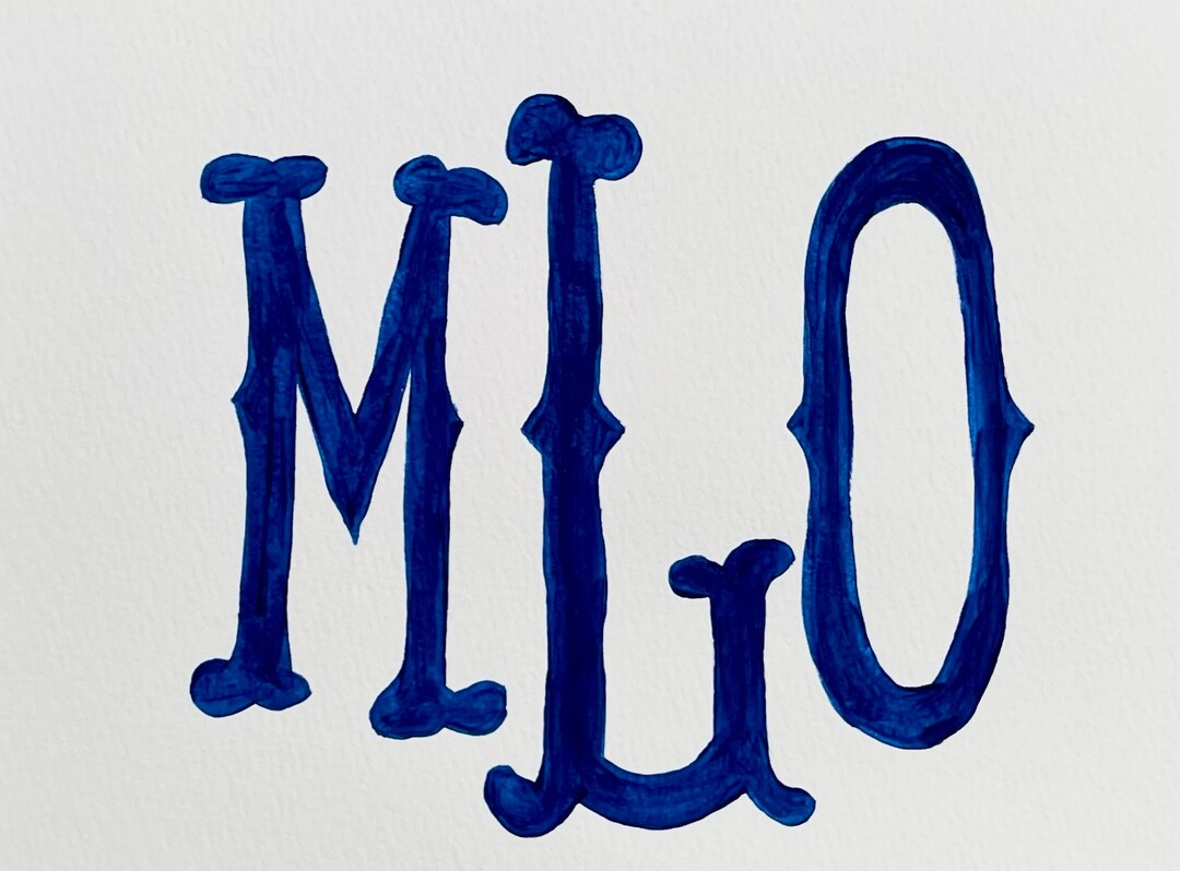 Personalized Chinoiserie Monogram - Etsy