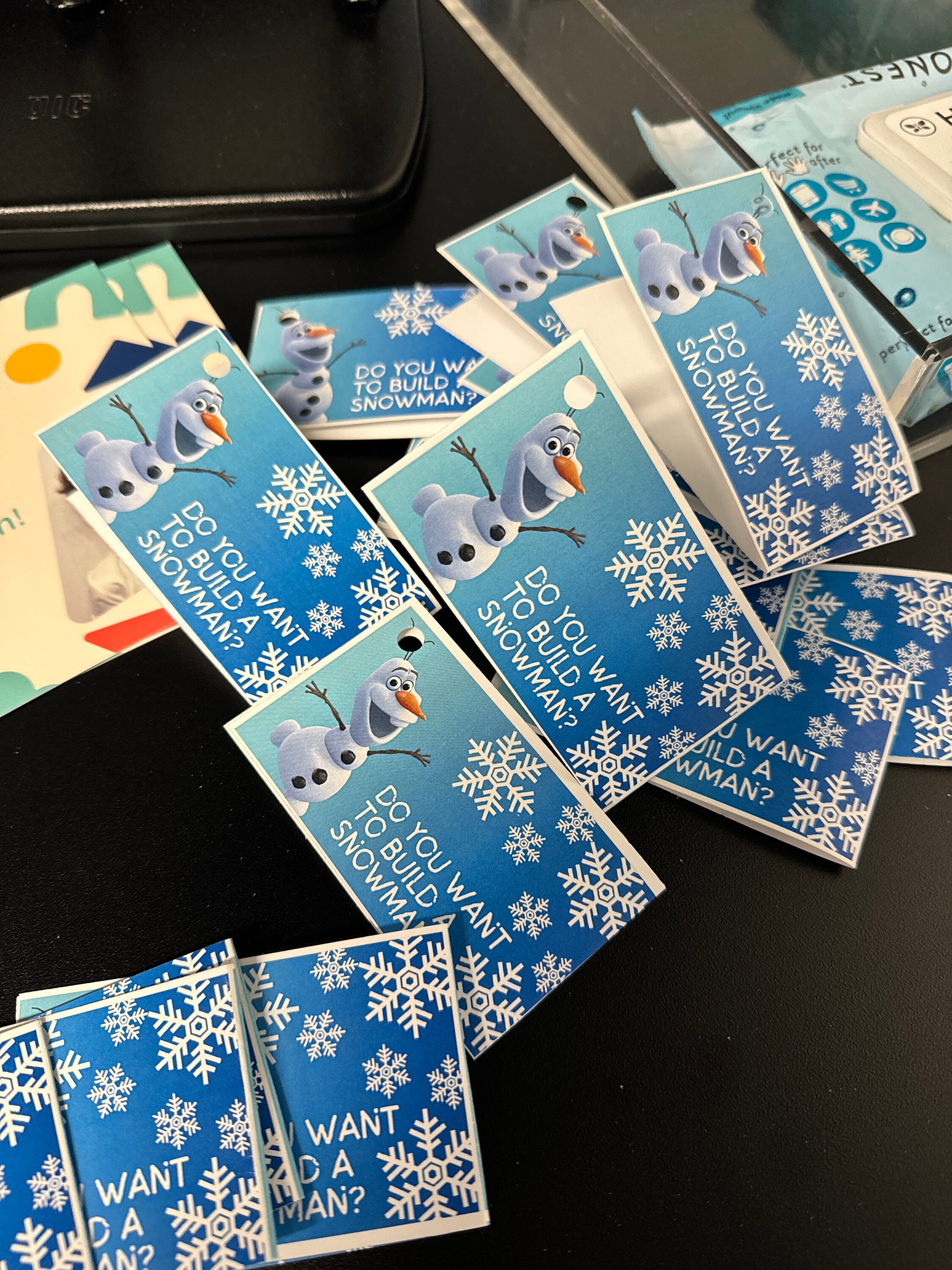 Frozen Olaf Do You Want to Build a Snowman Goodie Bag Tags and ...