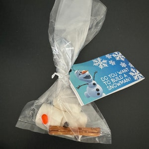 Frozen Olaf Do You Want to Build a Snowman Goodie Bag Tags and ...