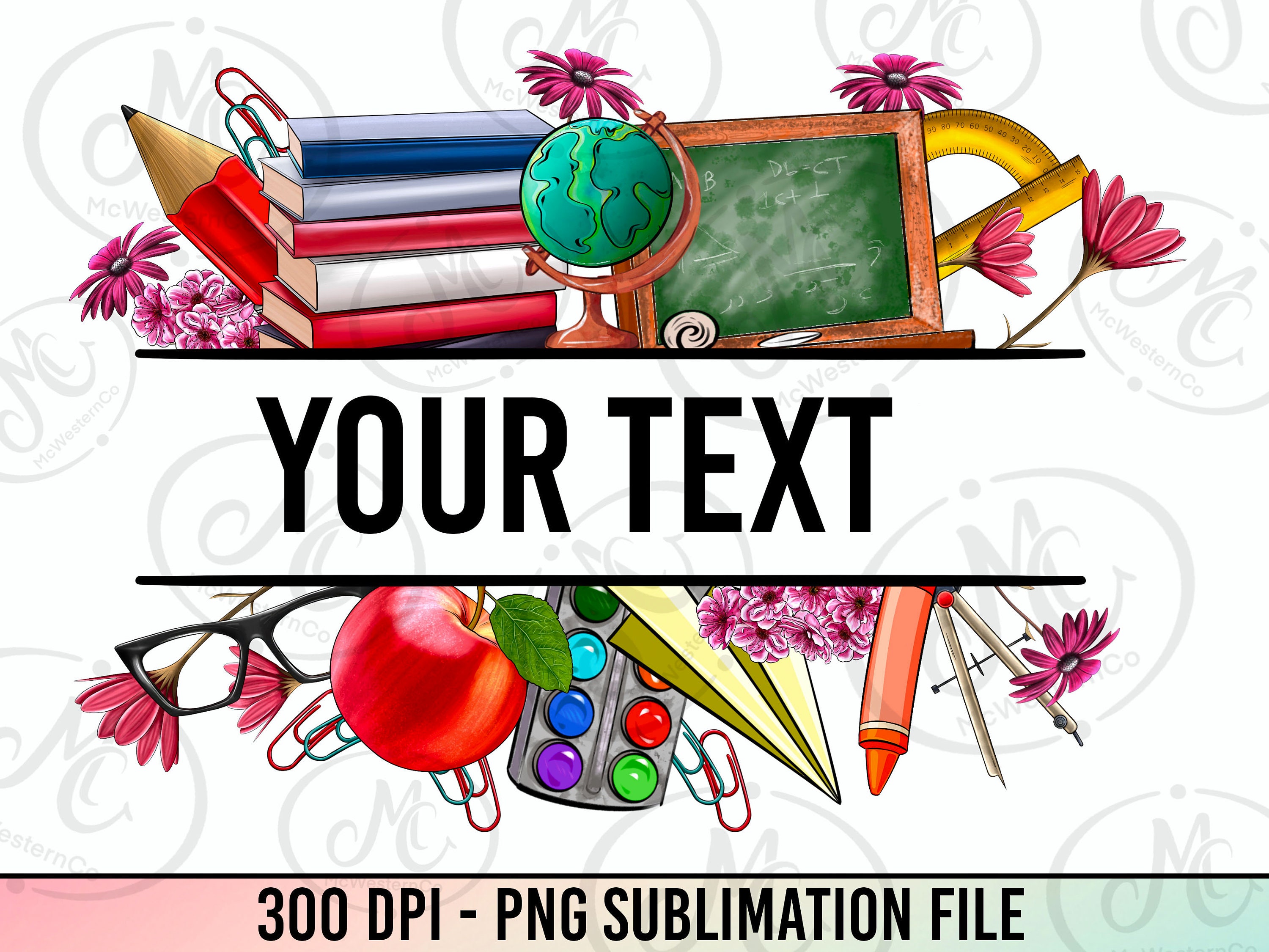 Personalized Teacher Png Sublimation Design Download - Etsy