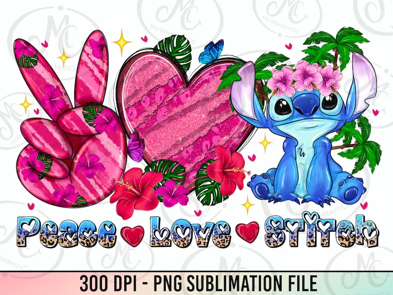 Peace Love Stitch Png Sublimation Design Download, Western Heart Png ... Peace Love Stitch Png Sublimation Design Download, Western Heart Png ...