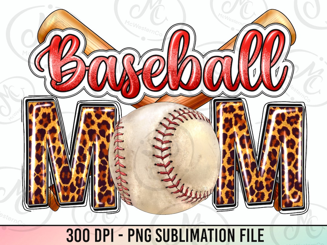 Baseball Mom Png Sublimation Design Download, Baseball Png, Sport Png ...