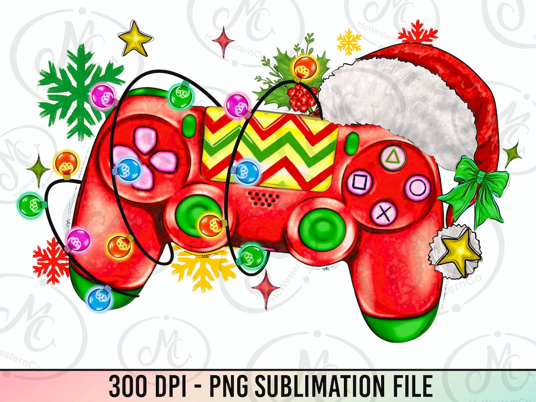 Christmas Game Controller Png, Christmas Png, Game Day Png, Game ...