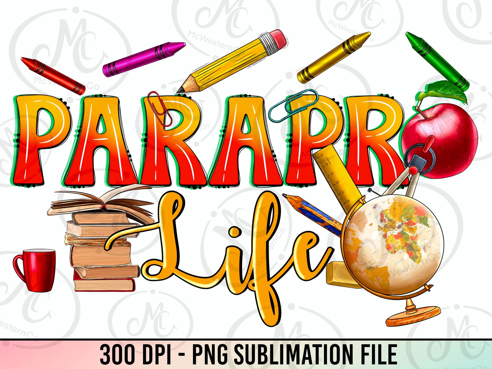 Parapro Life Png Sublimation Design, Parapro Png, School Equipment Png ...