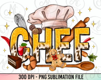 Chef Png Sublimation Design Download, Chef Love Png, Chef Life Png ...