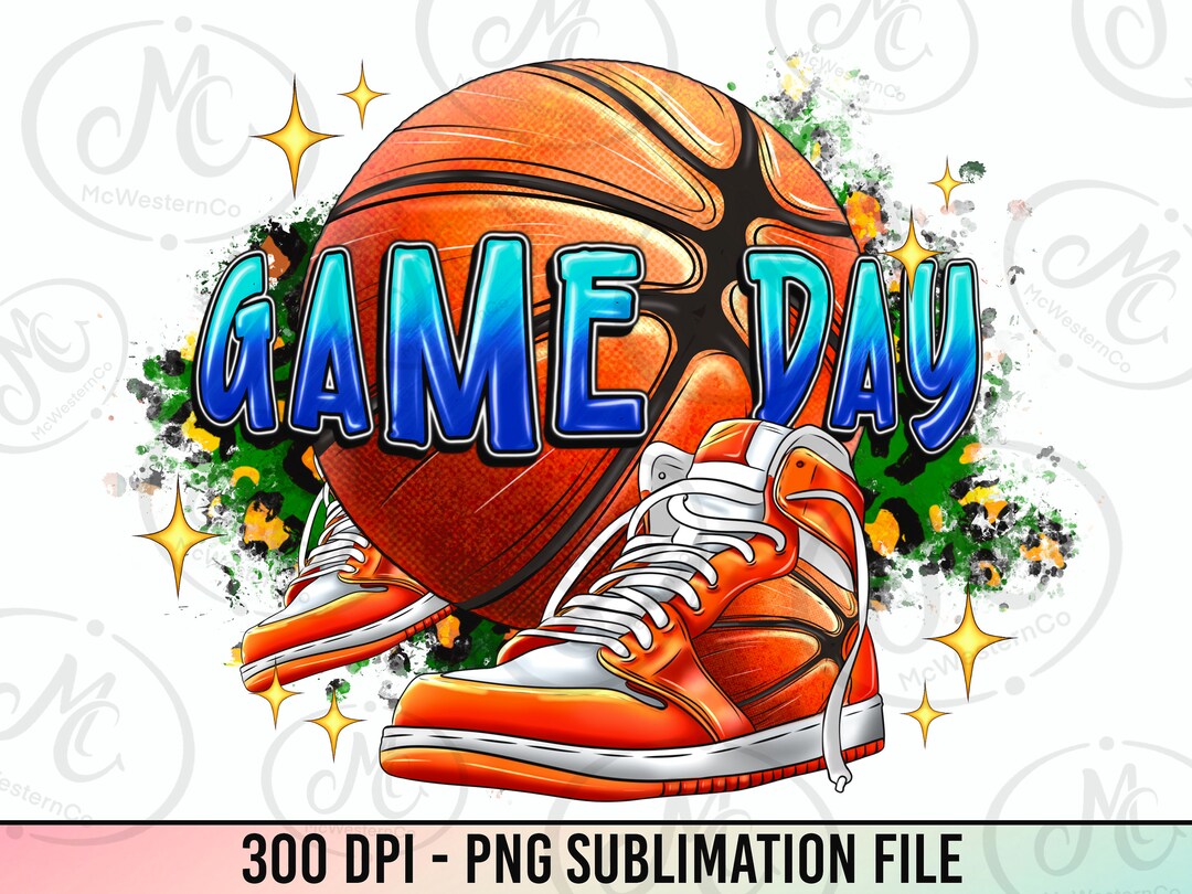 Game Day Basketball Png Sublimation Design Download, Basketball Png ...