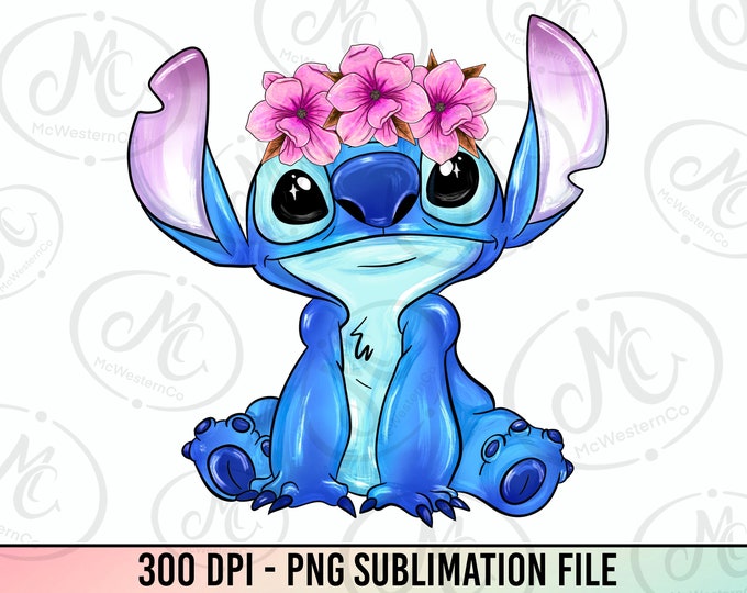 Ohana Png Sublimation Design Download, Hand Drawn Stitch Png, Cute ...