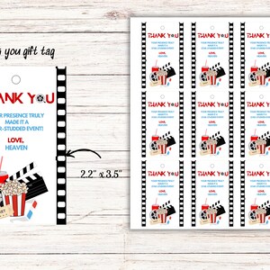 Movie Ticket Birthday Invitation: Editable Cinema Party (canva Digital ...