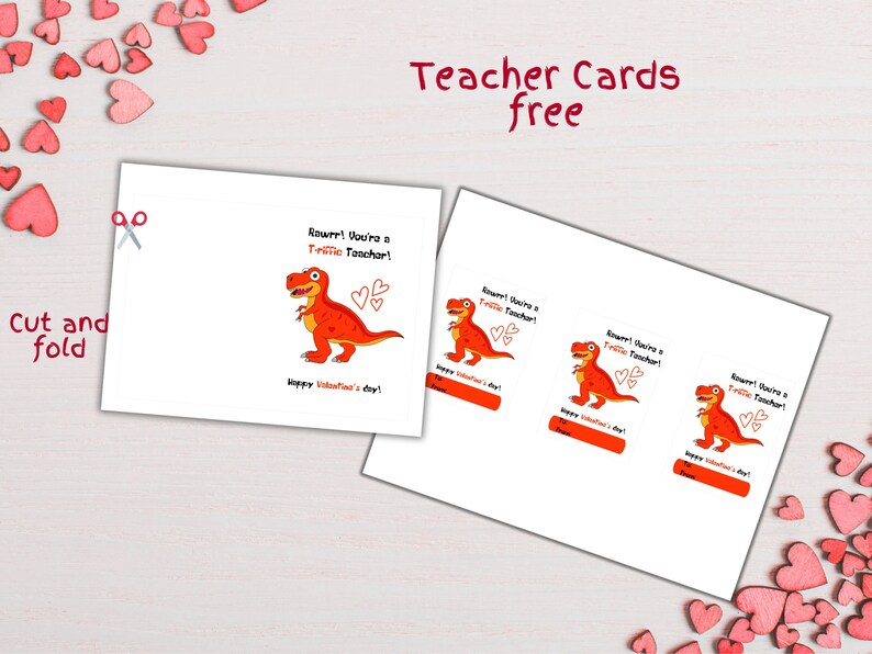 Editable Dinosaurs Valentine's Day Cards , Valentine's Day Classroom ...