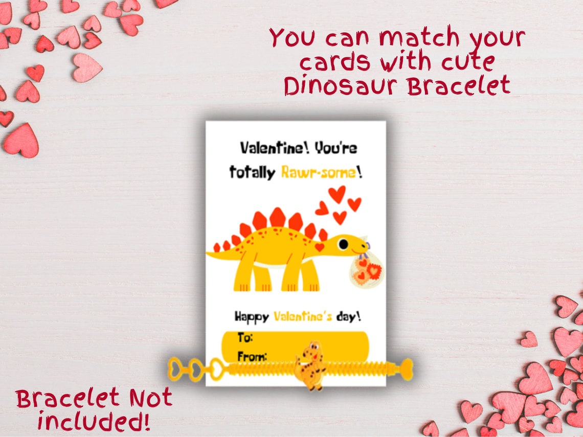 Editable Dinosaurs Valentine's Day Cards , Valentine's Day Classroom ...