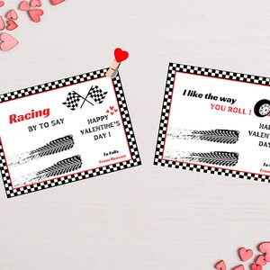 Editable Racing Cars Valentine's Day Cards , Valentine's Day Classroom ...
