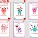 Editable Monsters Valentine's Day Cards , Printable Pun Valentine's Day ...