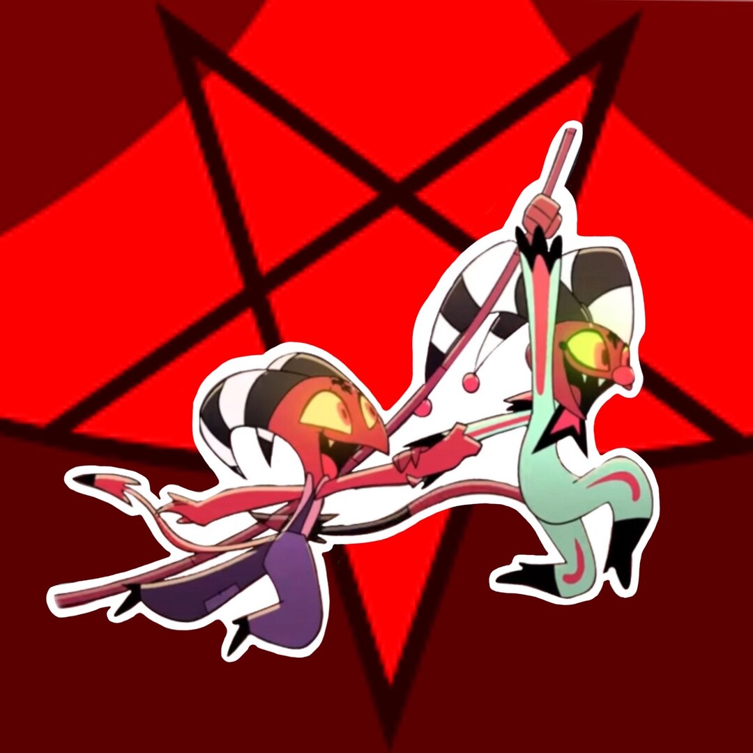 Helluva Boss Fizzarolli and Blitzo Kids Sticker - Etsy