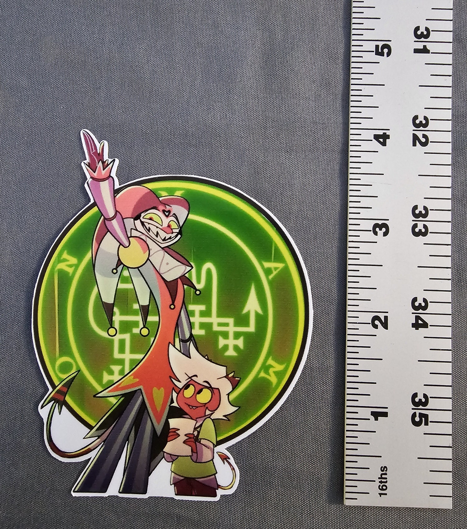 Helluva Boss Fizzarolli and Deaf Imp Sticker - Etsy