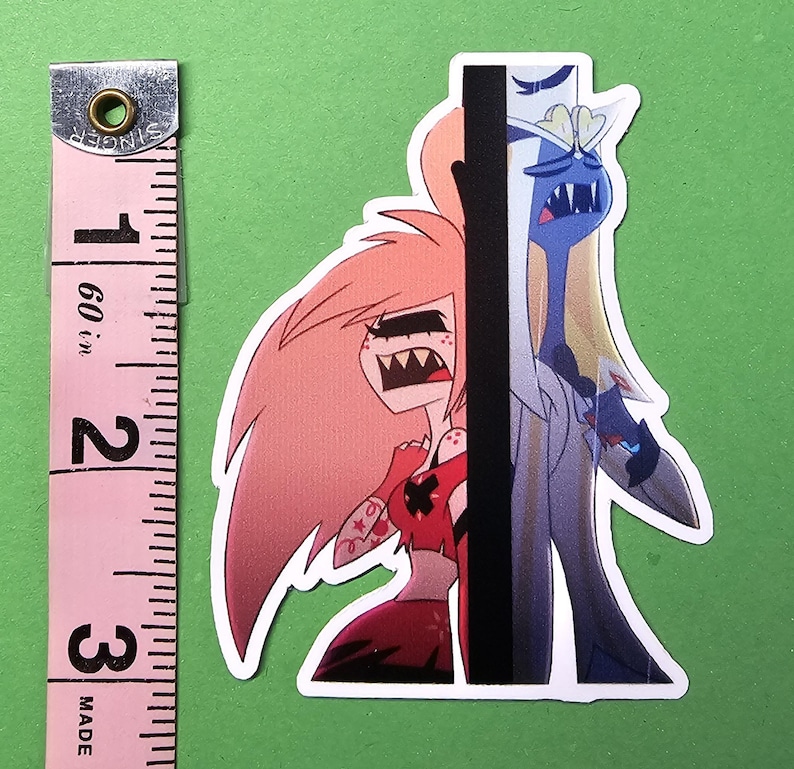 Hazbin Hotel Sir Pentious and Cherri Bomb Sticker - Etsy
