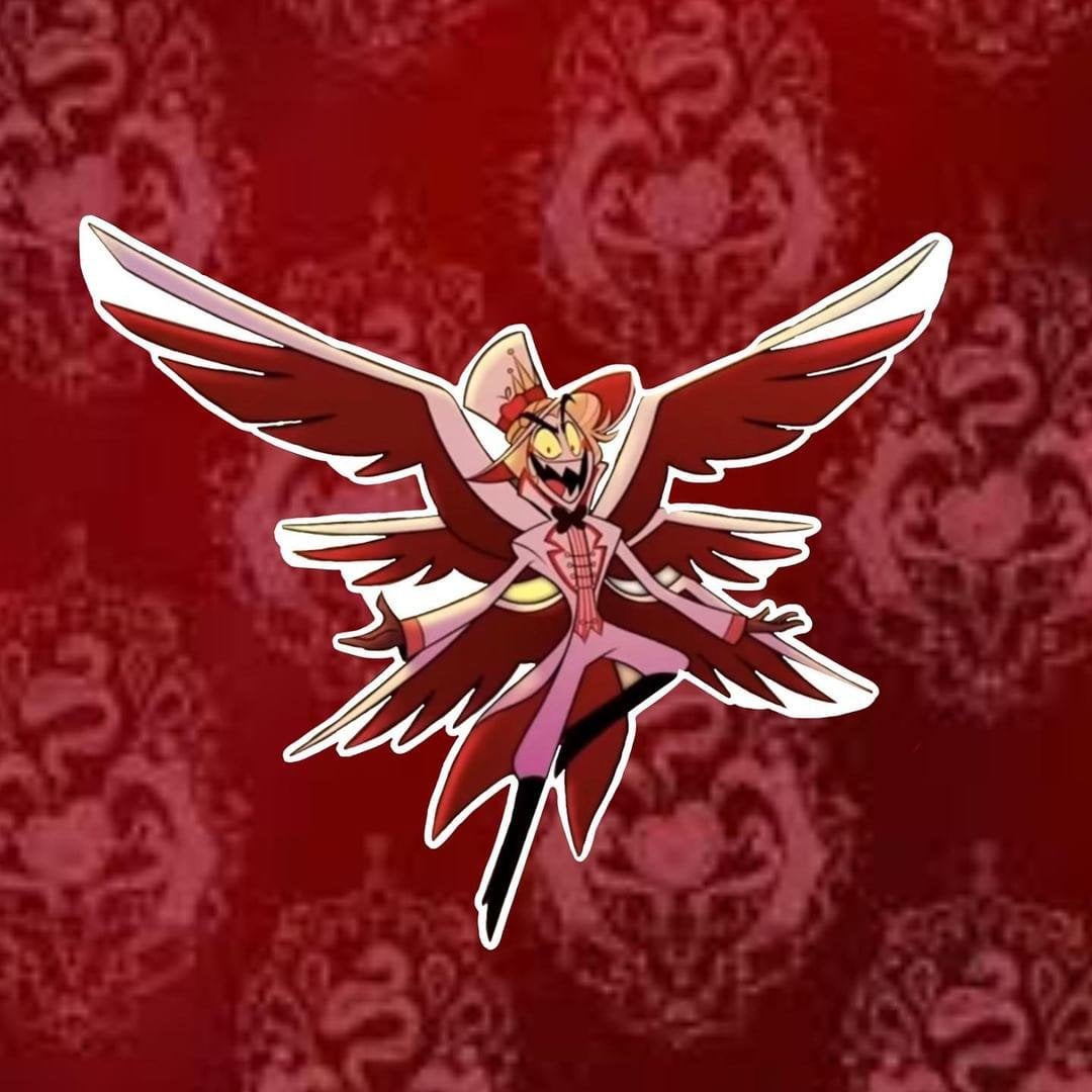 Hazbin Hotel Lucifer Flying Sticker - Etsy