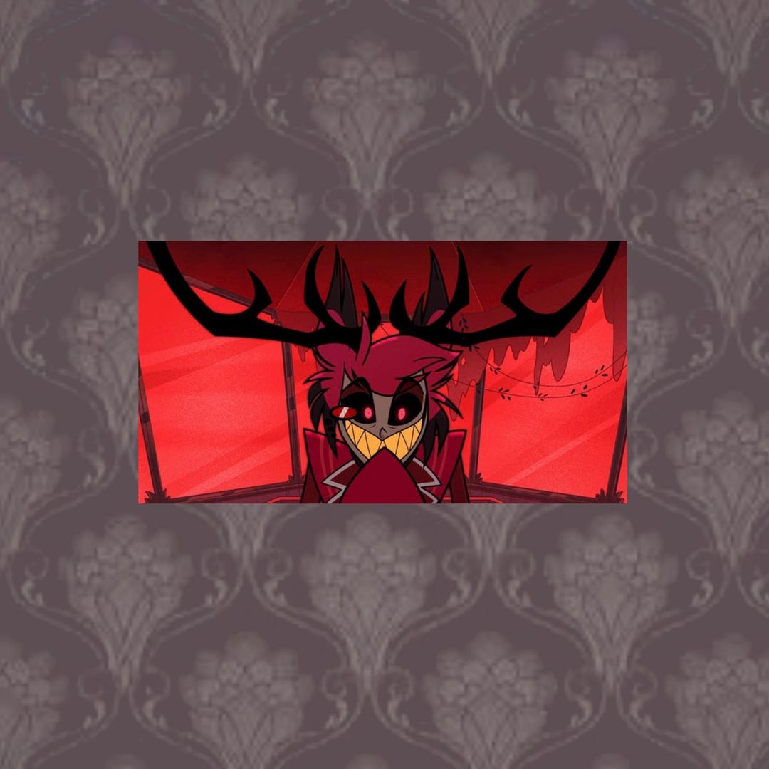 Hazbin Hotel Alastor Demon Form Sticker - Etsy