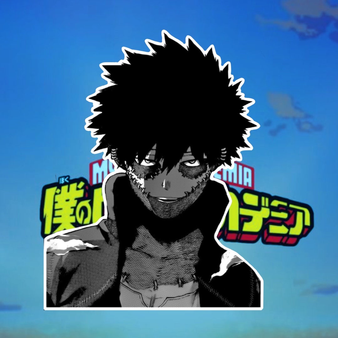 Anime Manga My Hero Academia Dabi Stickers - Etsy