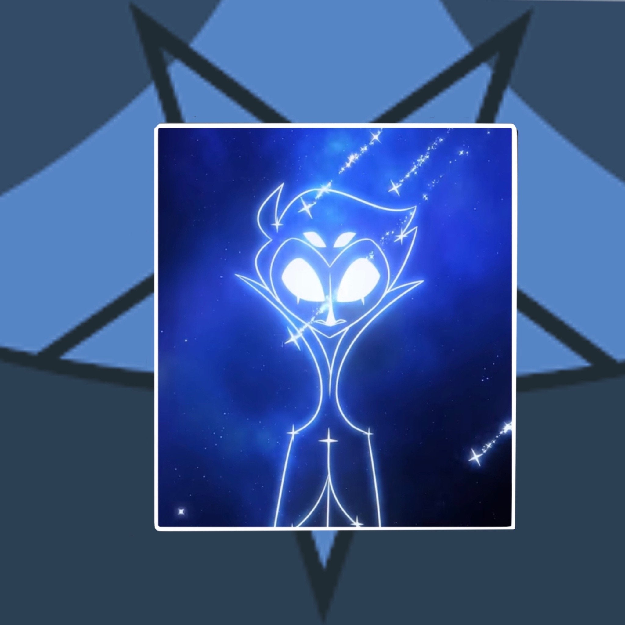 Helluva Boss Stolas in the Stars Sticker - Etsy