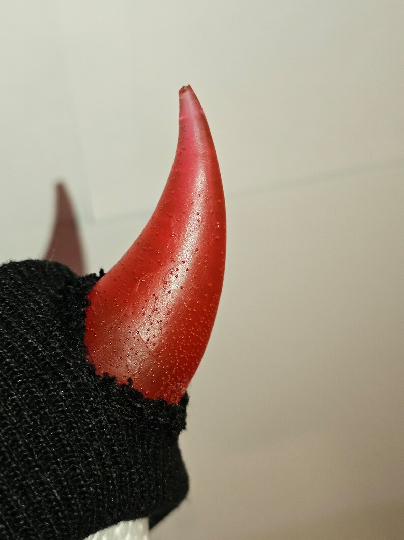 Cursed Resin Horned Beanies - Etsy