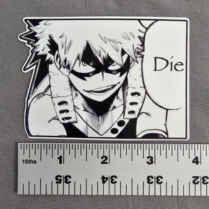 Anime Manga My Hero Academia Bakugo Stickers - Etsy