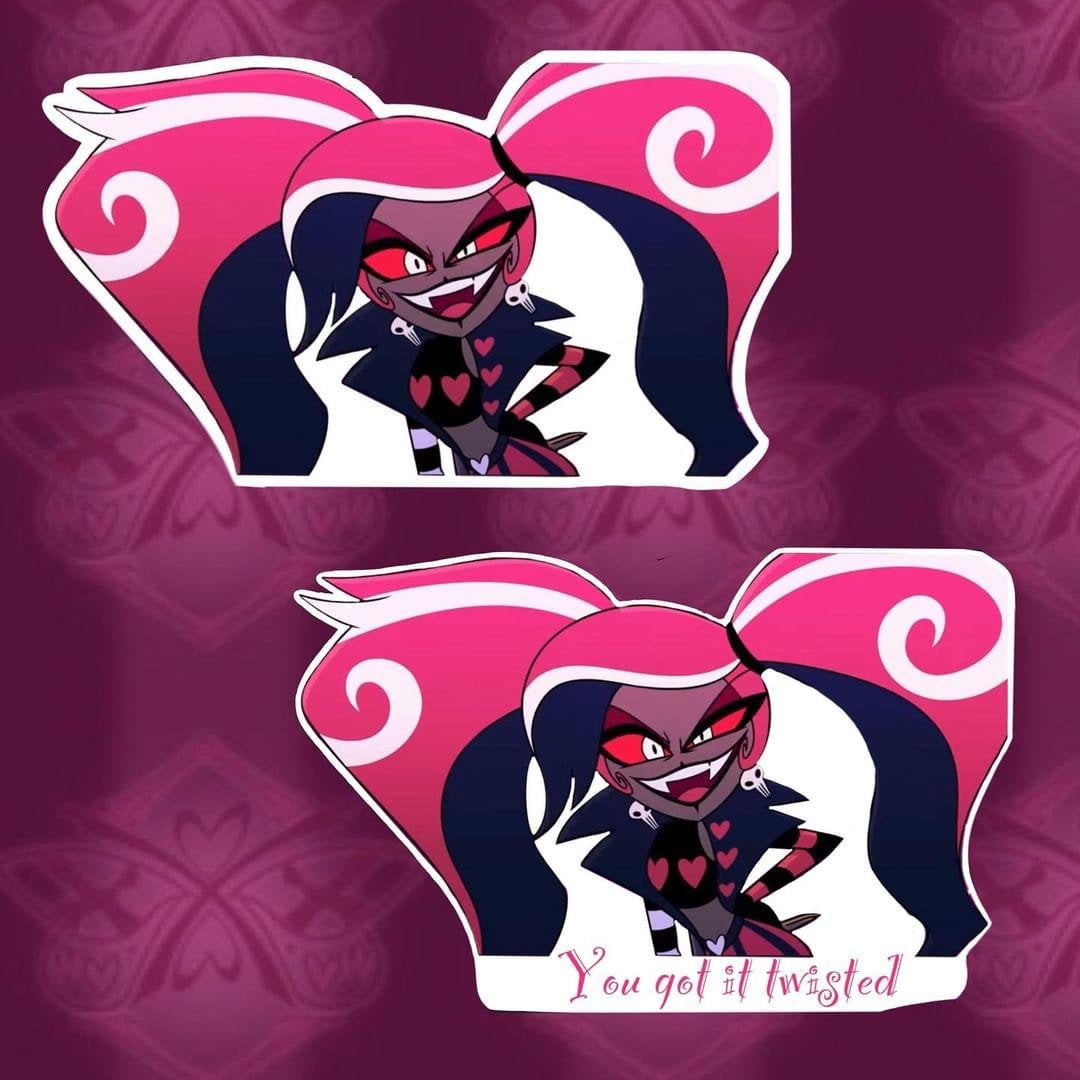 Hazbin Hotel Velvette, Repectless Sticker - Etsy