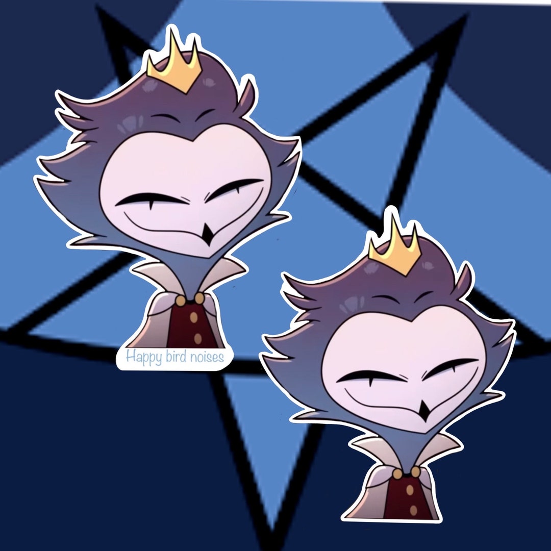 Helluva Boss Stolas Child Happy Bird Noises, With/without Text Sticker ...