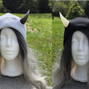 Resin Horn Beanie | Horned Headwear | Costume Accessories | Cosplay ...