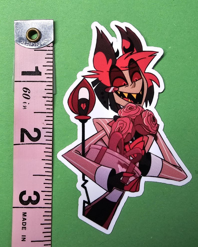 Hazbin Hotel Alastor Stickers - Etsy