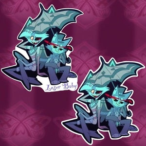 Hazbin Hotel Angeldust&husk Loser Baby Sticker - Etsy