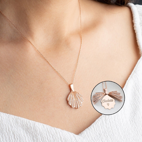 Sea Shell Necklace - Etsy