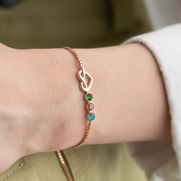 Pure Silver Bracelet Knot - Etsy