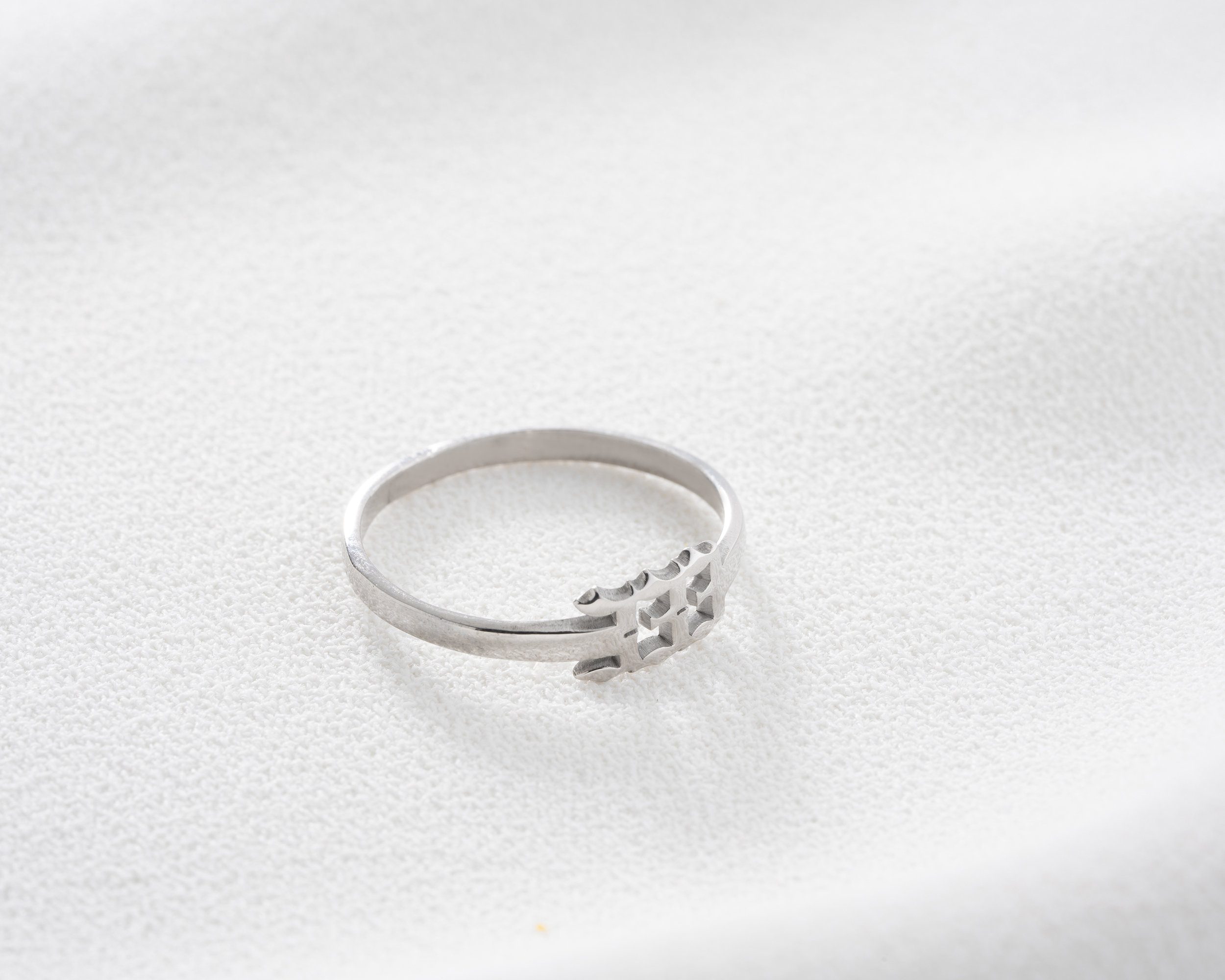 Guardian Angel Number Ring Personalized Number Rings Custom Angel Ring ...