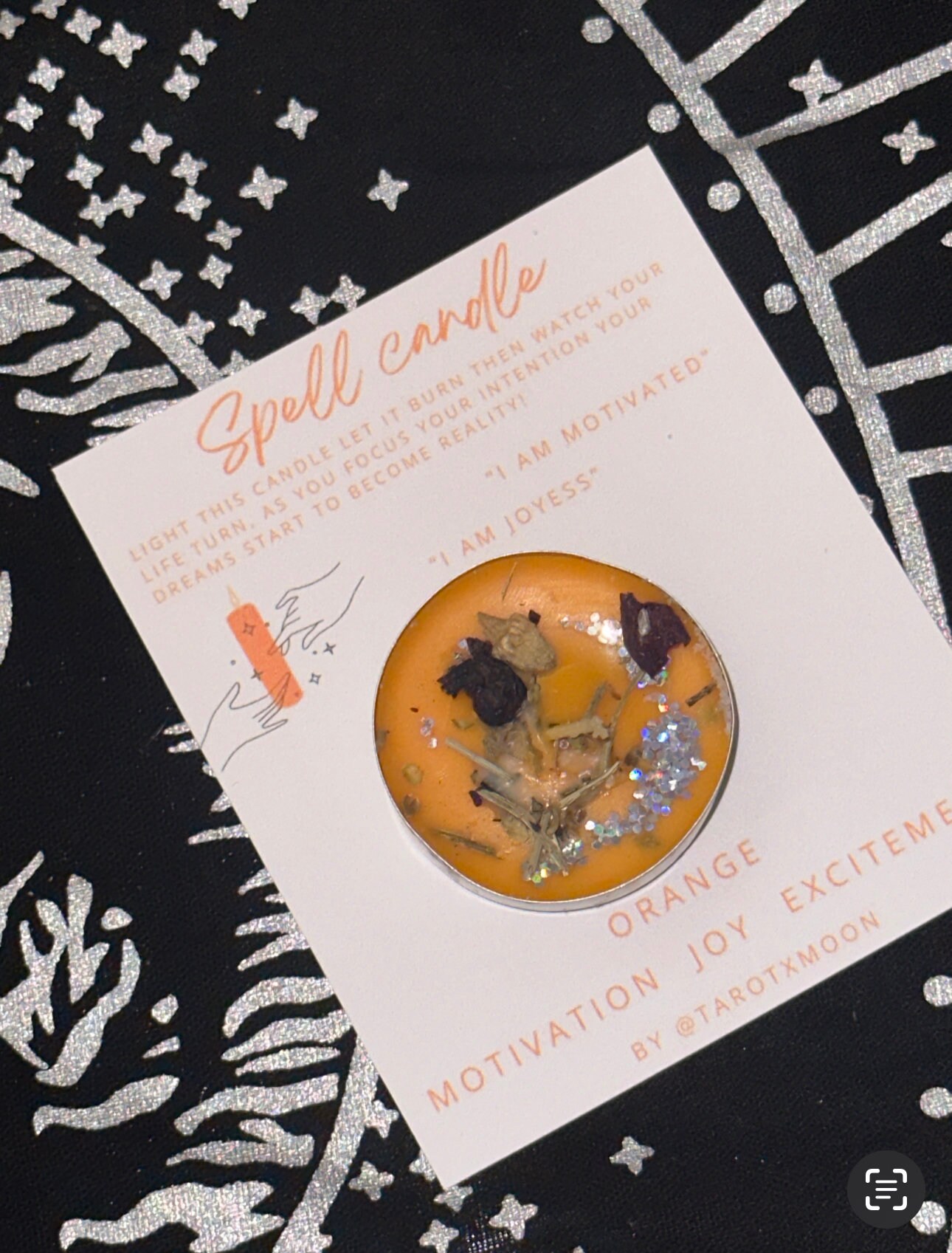 Candle Spell/candle/intention/manifestation Spell Candles/herb Dressed ...