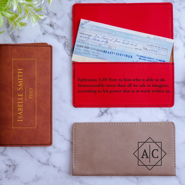 Checkbook Case - Etsy