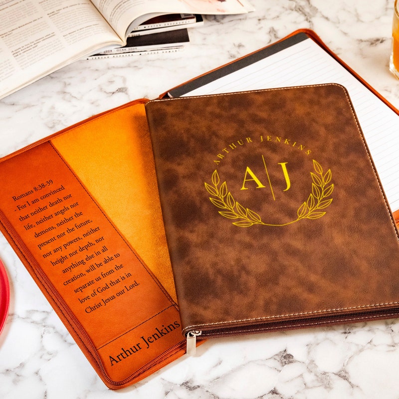 Leather Portfolio - Etsy