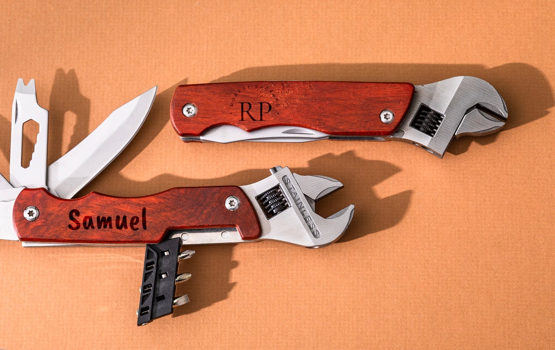 Custom Engraved Multi Wrench Tool, Personalized Wrench, Best Gift for ...