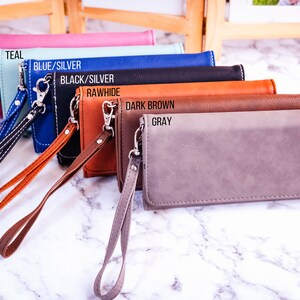 Personalized Women Wallet, Customed Leather Women Wallet, Monogram ...