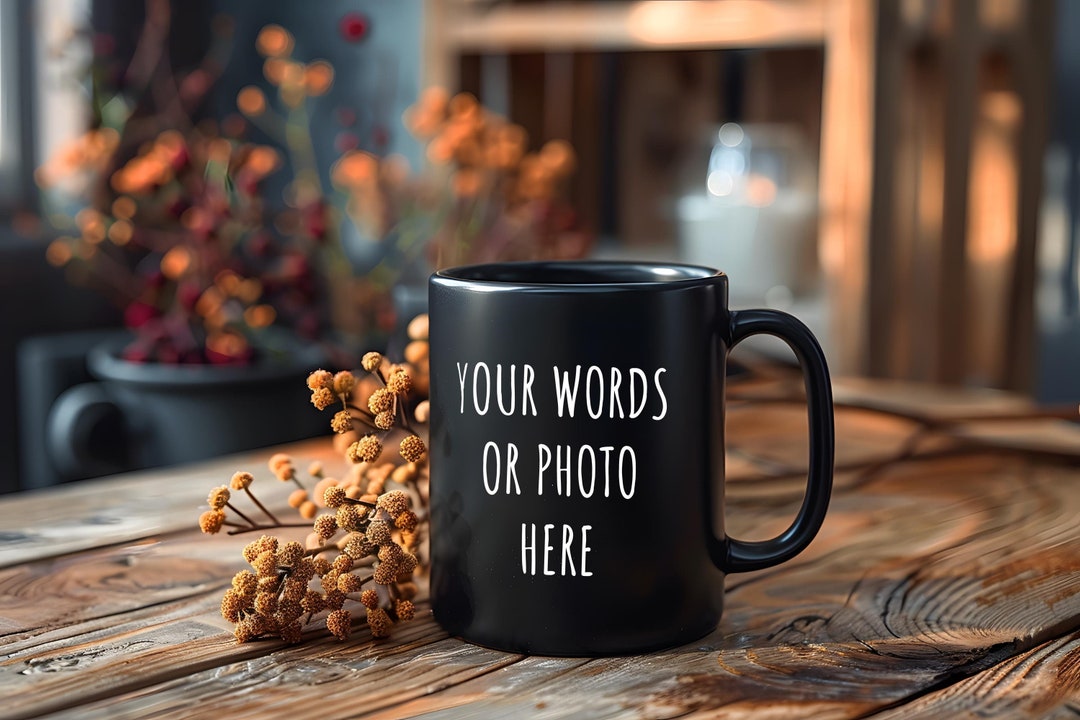 Customizable Ceramic Mug, Personalized Coffee Cup, Birthday Gift Ideas ...